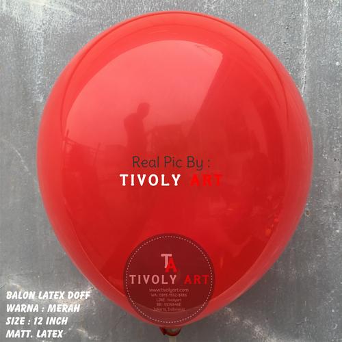 Jual Balon Latex Doff Merah / Balon Doff Merah - Jakarta Barat - TIVOLY ...