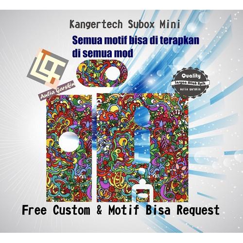 Jual Garskin Vapor Subox Mini motif doodle art 2- motif bisa request ...