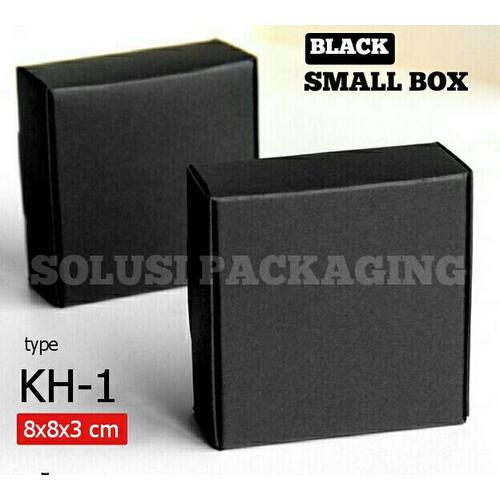 Jual KOTAK AKSESORIS HITAM/BOX/TEMPAT SOUVENIR/PILLOW BOX/BUNGKUS ...