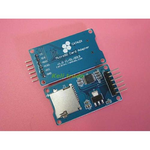 Jual Micro SD card mini TF card reader module SPI interfaces - Kab ...