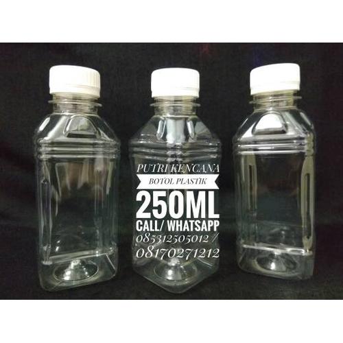 Jual Botol Kemasan Plastik 250ml / Botol Plastik PET 250 ml - Jakarta ...