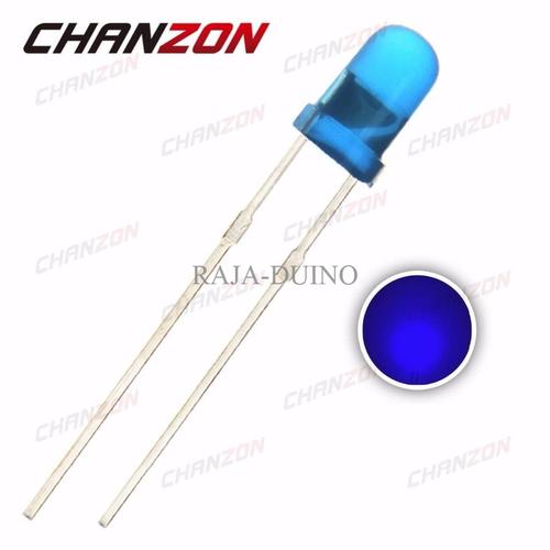 Jual LED 3mm Diffused Blue Biru lampu Led diode High Quality - Kota ...