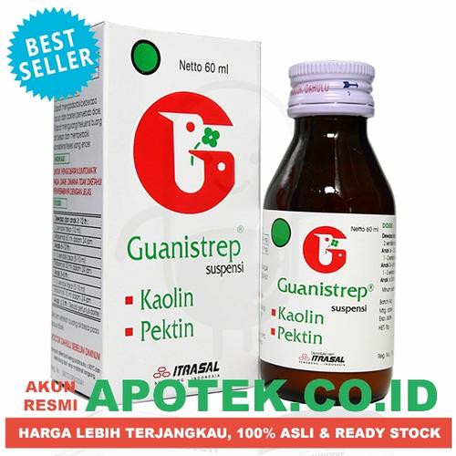 Jual Guanistrep Sirup 60 ml - Obat Pencernaan, Diare, Mencret, Lambung ...