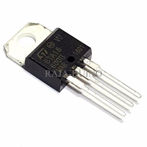 Jual BTA16 Triac Logic Level 16A 600V Snubberless Triacs TO-220 - Kota ...