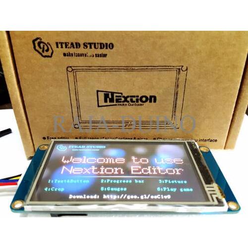 Jual Nextion 3.2" HMI UART LCD TFT + Touchscreen for Arduino Rasbpi ...
