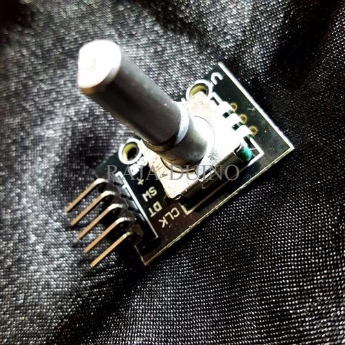 Jual Rotary Encoder Code Switch 5pin + Push button with PCB Breakout ...