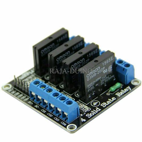 Jual SSR Solid State Relay Module 4 Channel 5V DC High Level for ...