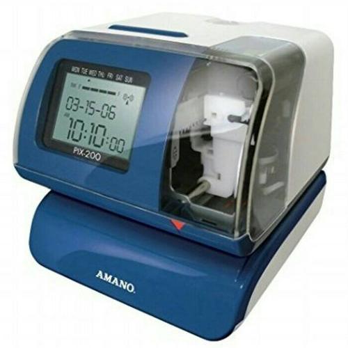 Jual Amano PIX-200/Time Stamp/Mesin Absen Karyawan/Absensi Kartu/Check ...