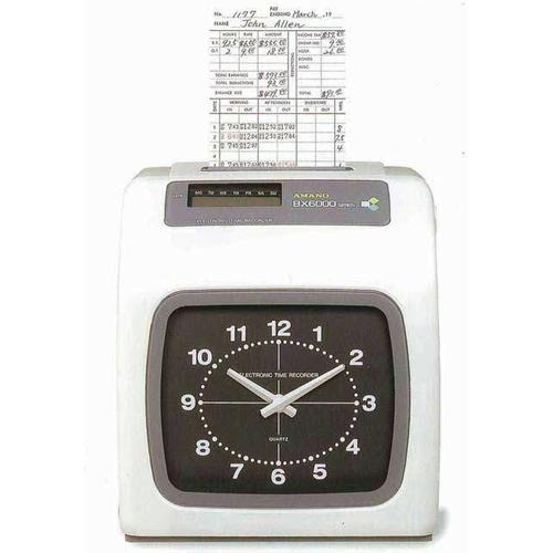Jual Mesin Absen AMANO BX6000/Absensi KartuPegawai/Check Lock - Jakarta ...