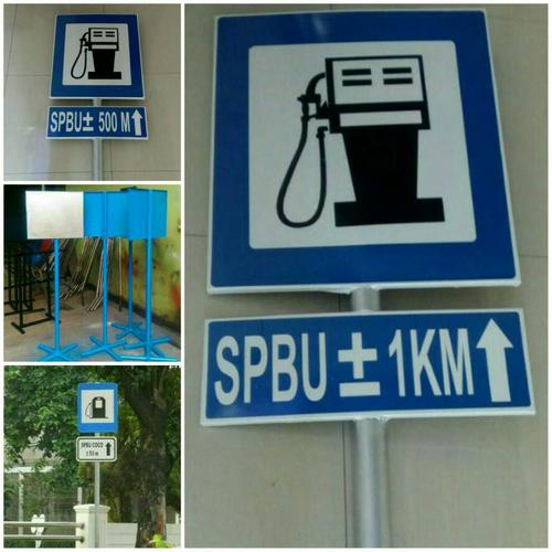 Jual Display Rambu-Rambu Motif Cutting Sticker Double Frame - Kab ...
