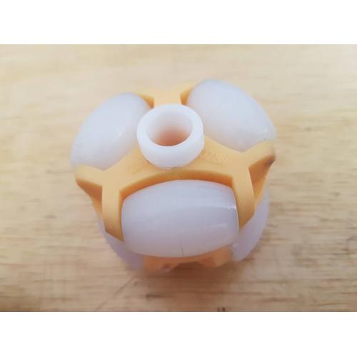 Jual Roda Omni wheel omniwheel 52mm double side round 10mm Robot ...