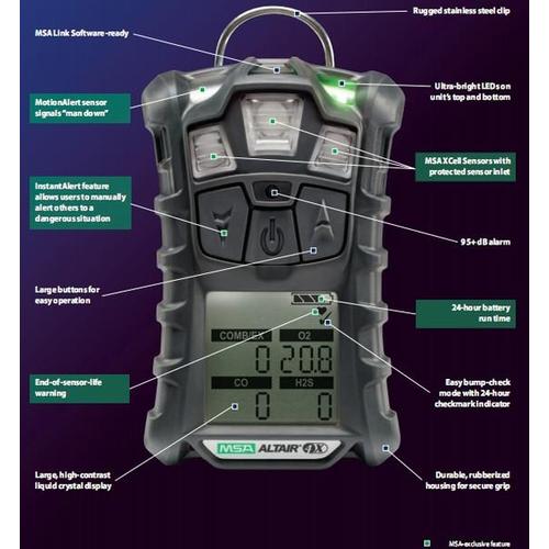 Jual gas detector msa altair 4x multigas LE CO O2 H2S. - Jakarta Pusat ...