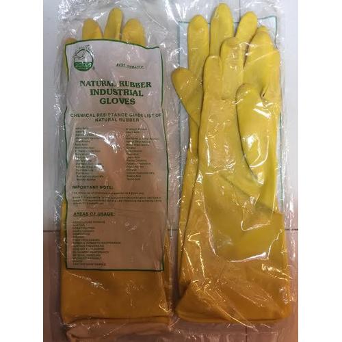 Jual sarung tangan karet,natural rubber gloves sea gull - Kuning ...