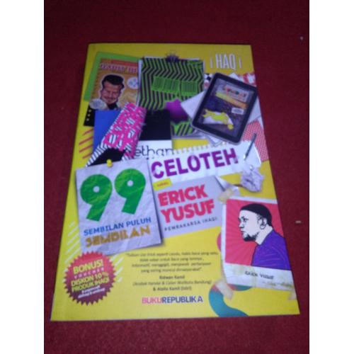 Jual 99 CELOTEH KANG ERICK YUSUF by UST. ERICK YUSUF - Kab. Indramayu ...