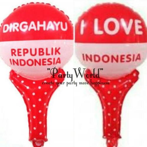 Jual Balon Pentung HUT RI / Balon Agustusan / Balon Merah Putih ...
