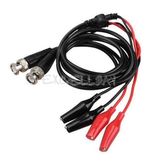Jual Dual Oscilloscope Test Probe Cable Leads Pro 2pcs 110cm BNC Q9 ...