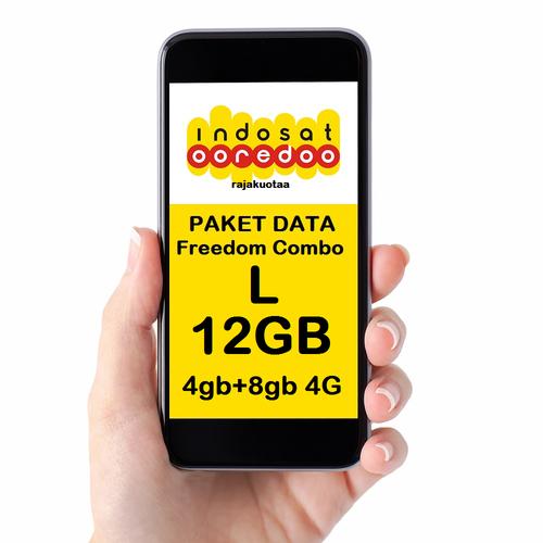 Jual perdana/PAKET DATA INTERNET INDOSAT, INDOSAT FREEDOM COMBO L 12GB ...