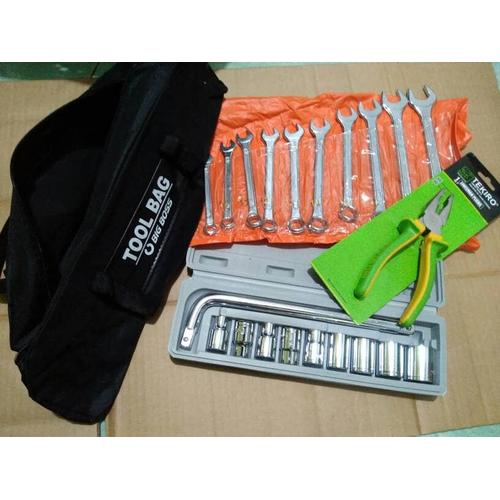 Jual Tool Set Tekiro Tang Kombinasi, Kunci Sok Set, Ring Pas Set, Tool ...