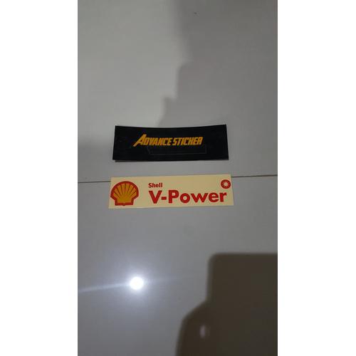 Jual sticker mobil shell v-power + logo - Kab. Sidoarjo - advance ...