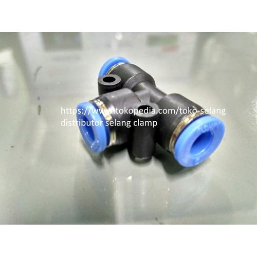 Jual PUT 08 sambungan selang tubing MPE 08 fitting pneumatic 8mm ...