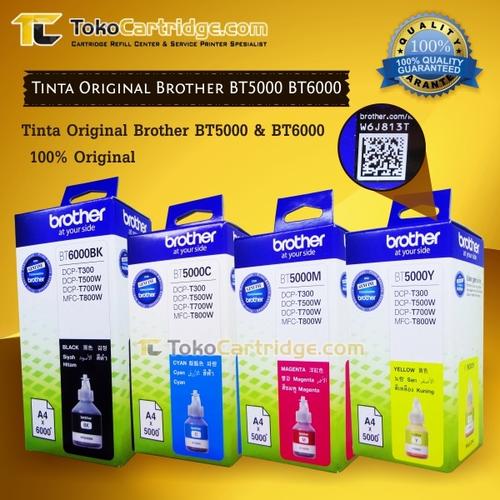 Jual Tinta Brother BT5000 BT6000 ORIGINAL BT5000C BT5000M BT5000Y ...