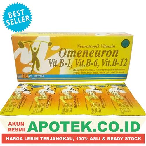 Jual Omeneuron Per Box/Dus/Dos - Vitamin Syaraf, Daya Tahan Tubuh - Kab ...
