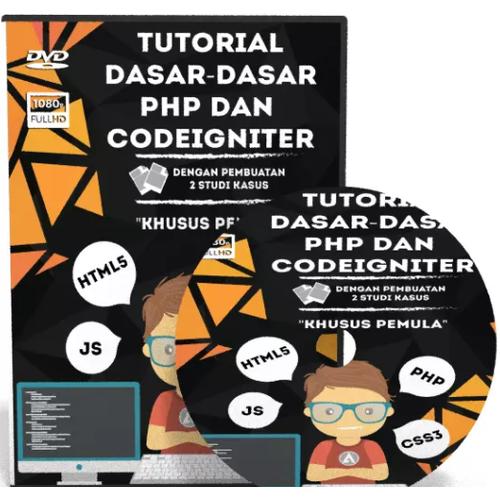 Jual DVD Tutorial Dasar Dasar Pemograman PHP Dan Framework Codeigniter ...