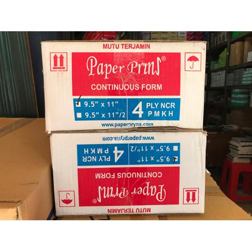 Jual paper print continuous form 9.5 x 11 4 ply kertas continuous ...