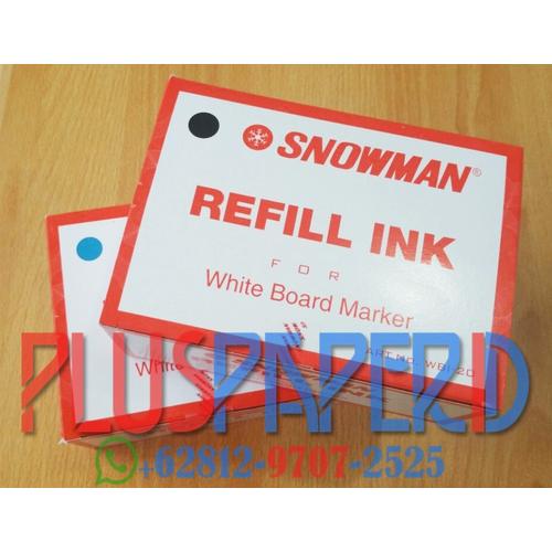 Jual TERMURAH!!! Tinta Spidol Whiteboard SNOWMAN (White Board Marking ...