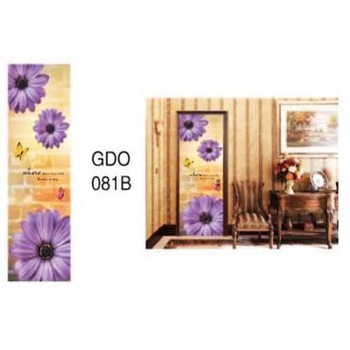 Jual STICKER PINTU 80CMX215CM GDO81B PURPLE BIG FLOWER - Kab. Bekasi ...