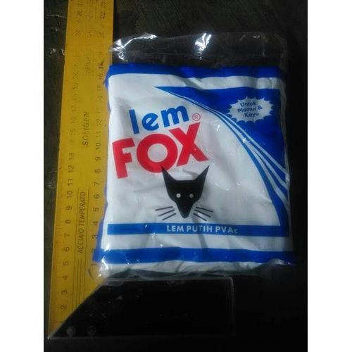 Jual Lem PVAc Untuk Kayu Plamur Kertas Kantong Fox Putih 350gr - merk ...