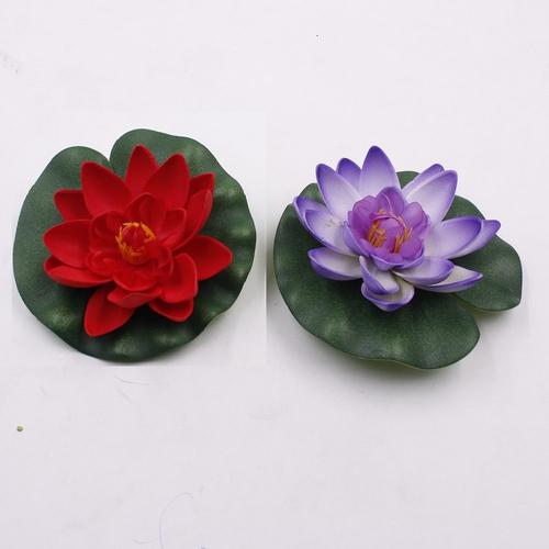 Jual eva mat floating lotus flower bunga teratai apung 10 cm - Light ...
