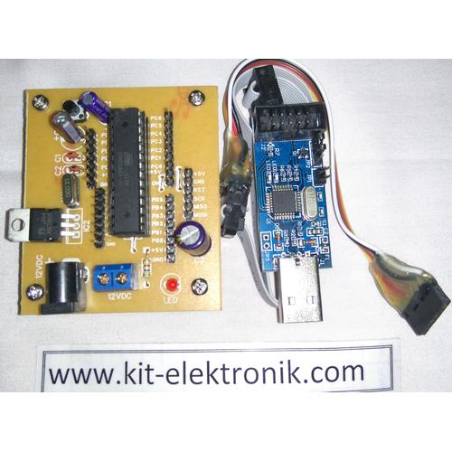 Jual Sistem minimum atmega8 + usb downloader - Kab. Bekasi - kit ...