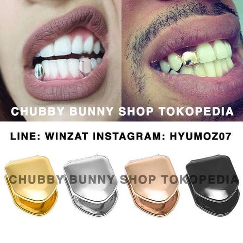 Jual Hip Hop Single Teeth Grillz Rhinestone Bling Gigi Joker Suicide ...