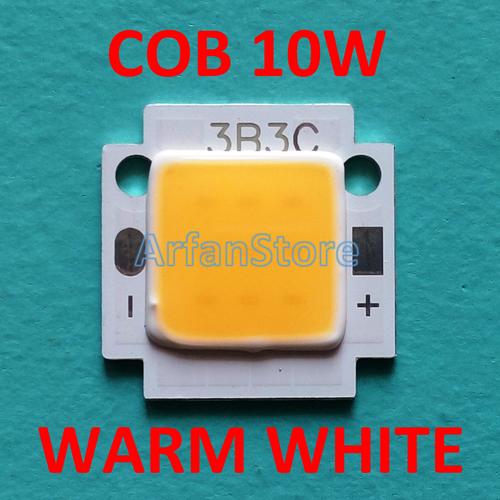 Jual LED COB 10W Warm White HPL Kuning Pijar High Power Ultra Bright ...