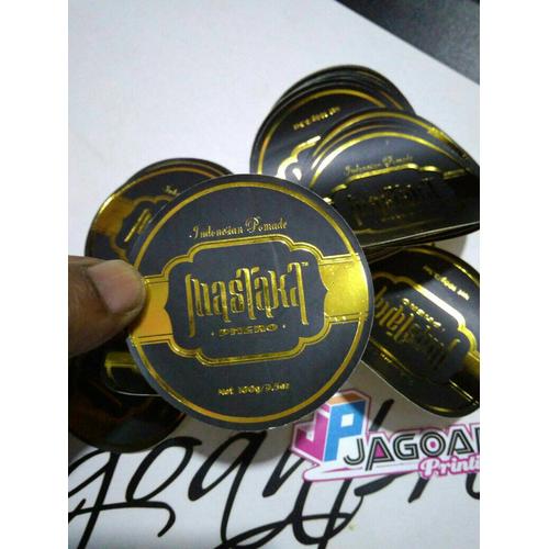 Jual STIKER LABEL TINTA EMAS BENTUK BULAT - Kab. Bandung ...