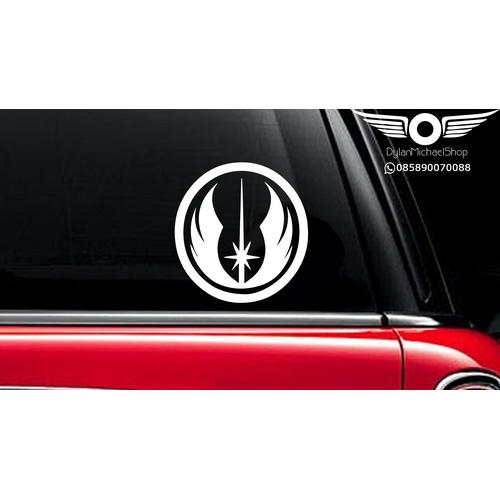 Jual Stiker Mobil Star Wars Jedi ORDER circle logo Vinyl Decal Sticker ...