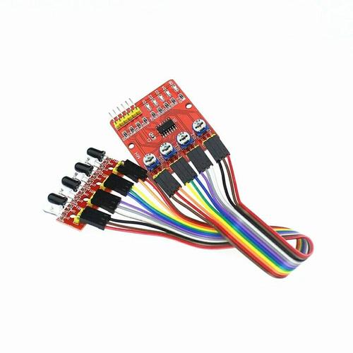 Jual Four Way 4 Channel Infrared Tracking Line Obstacle Avoidance ...