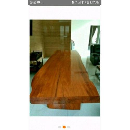 Jual meja makan kayu antik slab utuh 3m x 1m x 15cm - Jakarta Barat ...