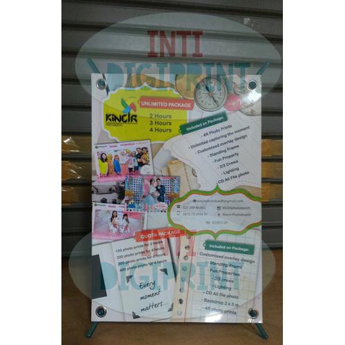 Jual PROMO!!!!!! Mini X banner - ukuran 25 x 40cm atau 26 x 38cm ...