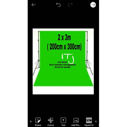 Jual Greenscreen Background foto hijau - kain Green screen back ground ...
