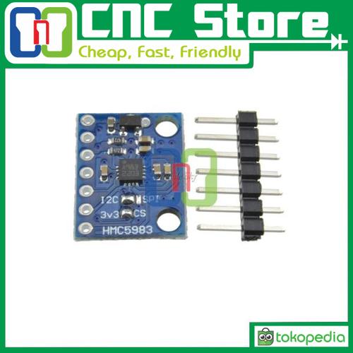 Jual [CNC] GY-282 High Precission Compass Module Kompas HMC5983 GY282 ...