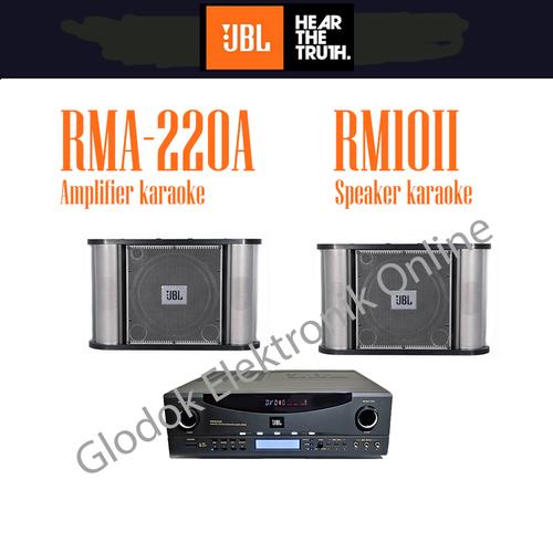 Jual PAKET KARAOKE JBL RMA-220A DAN JBL RM-10 II Harga Murah GARANSI ...