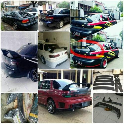 Jual Aksesoris eksterior mobil spoiler/sayap belakang/wings sedan ...