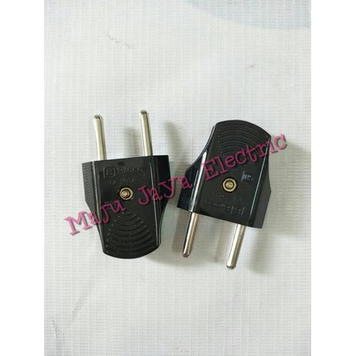 Jual Colokan Steker Gepeng Tusuk Listrik Hitam Broco 344LN Tanpa Arde ...