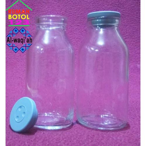 Promo Botol ASI 100ml / Botol Clear Vial / Botol Kaca - Tutup Tebal ...