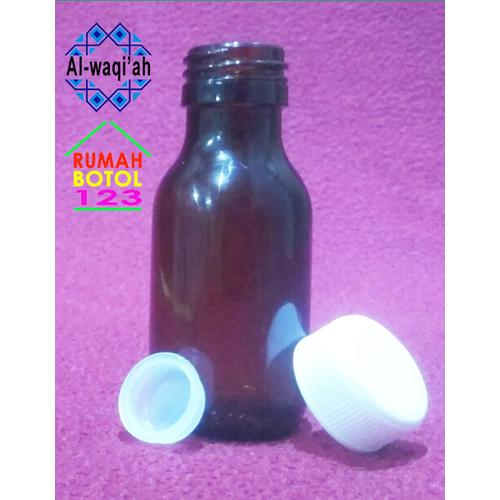 Jual Botol Cokelat 50 ml / Botol Kapsul / Laboratorium - Putih - Kota ...
