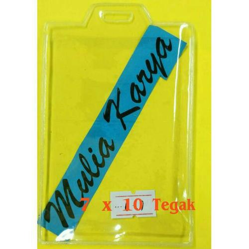 Jual Plastik Name tag tebal 0.12 7x10 / ID Card / Mika Kartu Pengenal ...