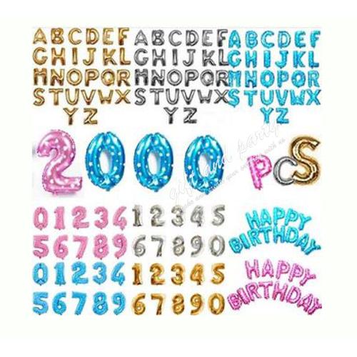 Promo Balon Huruf Angka - PINK - Jakarta Utara - Gift And Party | Tokopedia