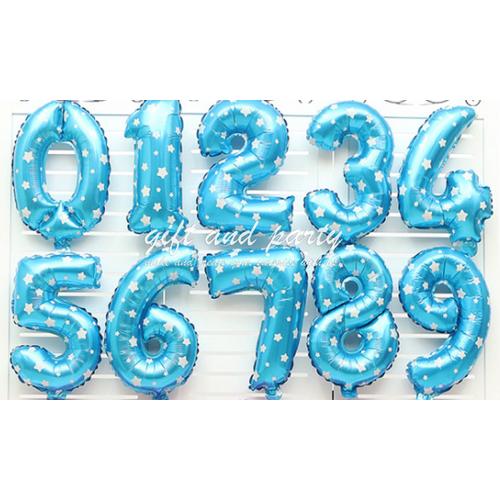 Jual Balon Angka Biru 40cm/Balon Huruf Biru/Balon Huruf Dan Angka - 2 ...